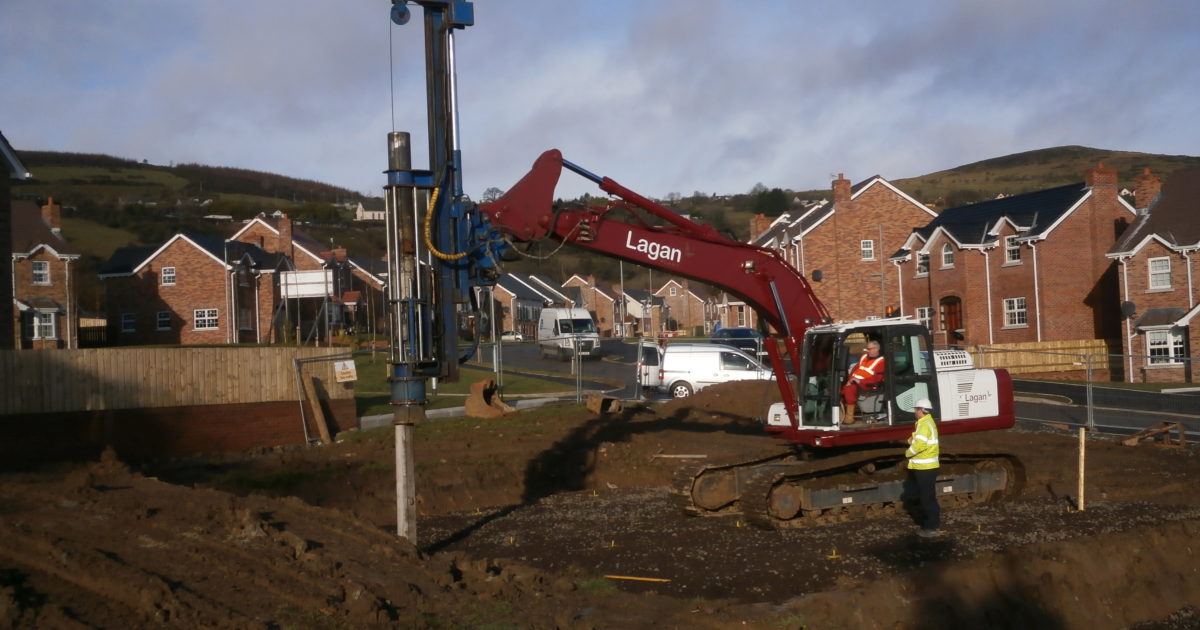 H&J Martin | Piling works contract completed at Mount Eagles Housing ...