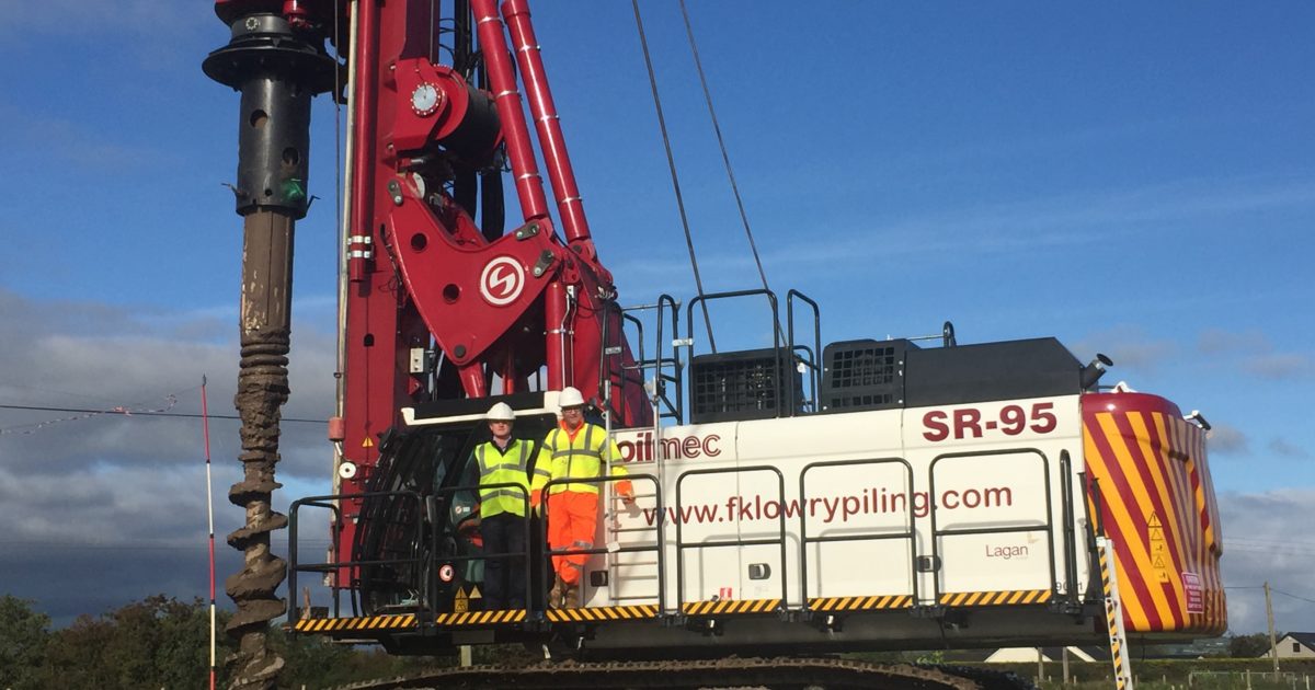 H&J Martin | Lagan Plant invests in 2nd SR 95 Piling Rig in 6 months